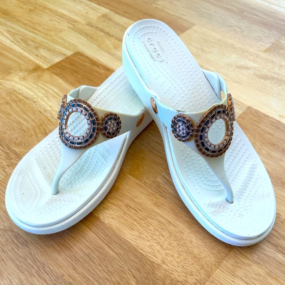 CROCS | Shoes | Crocs Wedge Flip Flop | Poshmark